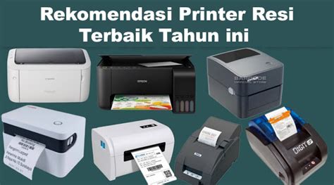 Rekomendasi Printer Resi Terbaik Toko Alat Kasir Barcode Scanner Dan