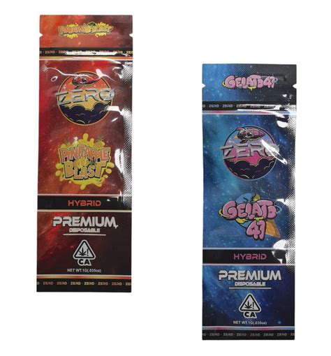 Zero Gravity Empty Mylar Bag Smokers Choice Uk