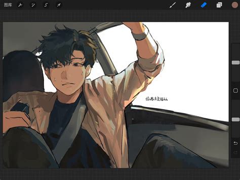 Sanryoku Miu404 Chinese Commentary Commentary Request Highres Procreate Medium