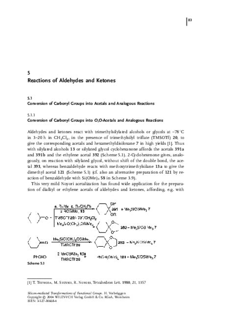 Pdf Silicon Mediated Transformations Of Functional Groups By Helmut Vorbrüggen