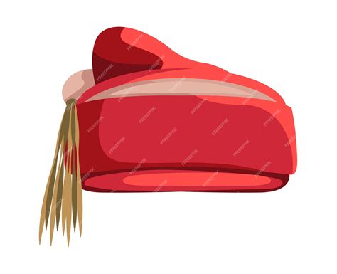 Premium Vector Pune Pagdi Maharashtra Isolated Vector Illustration