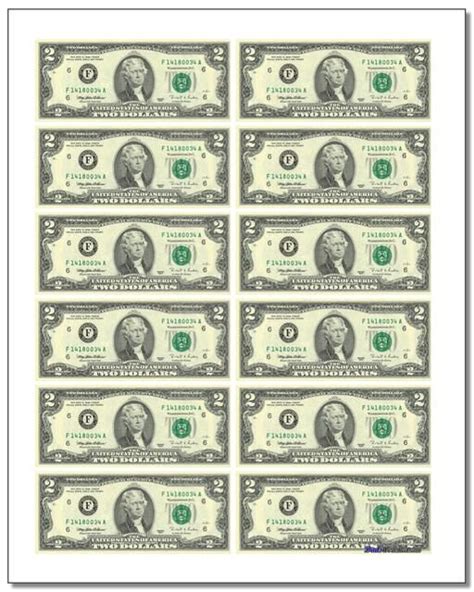 These Printable Play Money Sheets Can Be Cutup And Used For Classroom