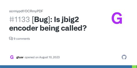 Bug Is Jbig Encoder Being Called Issue Ocrmypdf OCRmyPDF GitHub