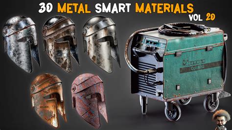 Artstation 30 Metal Smart Materials Vol 20 Game Assets