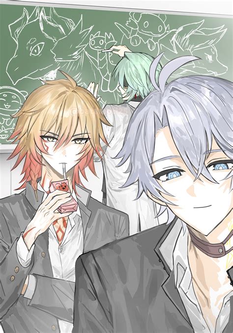 Mydei Phainon And Anaxa Honkai And More Drawn By Batamoti Danbooru