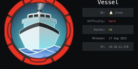 Hackthebox Htb Writeup Vessel Hard Dev Community