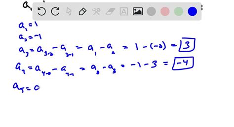 Solvedwrite The First Seven Terms Of Each Sequence A11 A2 1 Anan