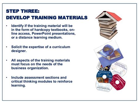 Seven Steps To Creating Training Materials