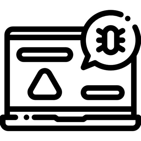 Bug Detailed Rounded Lineal Icon