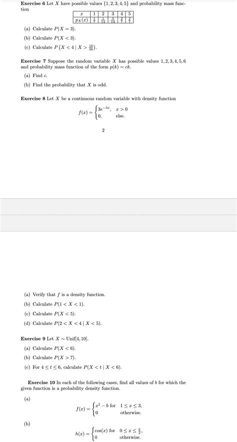 solved exercise 7 ﻿suppose the random variable x ﻿has