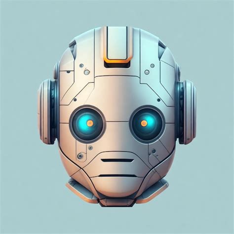Premium Ai Image Ai Robot Head Design