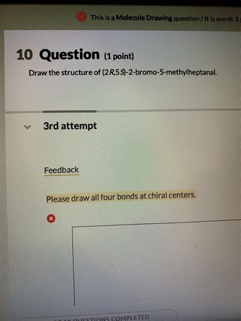 solved 8 this is a molecule drawing question it is worth 1