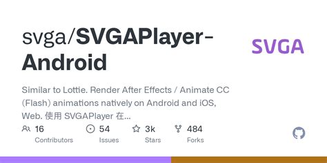 Github Svgasvgaplayer Android Similar To Lottie Render After