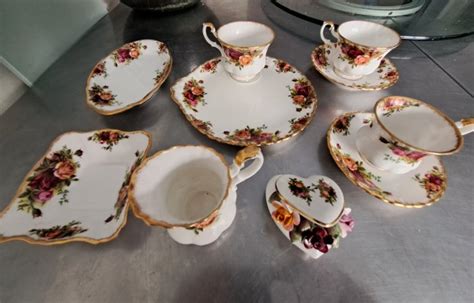 Royal Albert Set 8 Porcelain Old Country Rose Catawiki