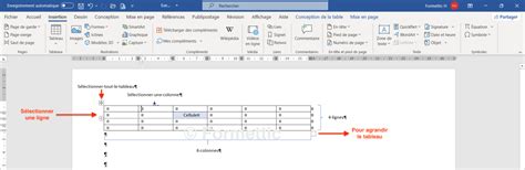 9 Créer Et Mettre En Forme Un Tableau Word 2021 Formation De Base En Accès Libre