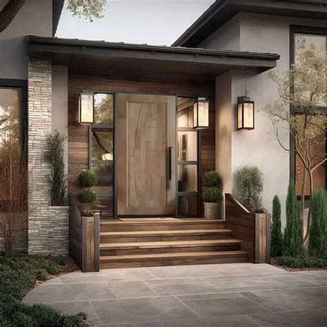 Puerta De Madera Principal Pino Mach Nat Bisel California Nat 45x850x2070 Sodimac Falabella