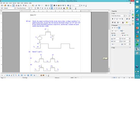 Solved Sketch The Output Waveforms For The Circuits Shown Chegg