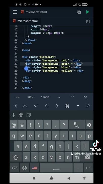 Microsoft Logo Design In Html Css From Mobile Youtube