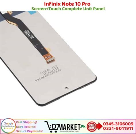 Infinix Note Pro Lcd Panel Unit Combo Exclusive