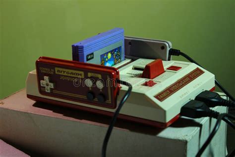 8 Bit Video Game Console Nintendo Editorial Photography Image Of