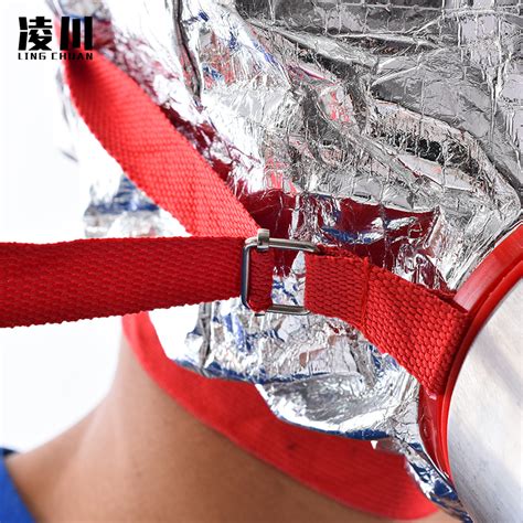 消防面具口罩家用防火防烟面罩火灾求生逃生过滤式自救呼吸器虎窝淘