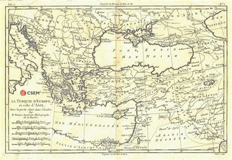 ოსმალეთის იმპერიის რუკა La Turquie Deurope Et Celle Da… Flickr