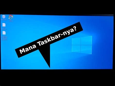 Cara Menghilangkan Taskbar Windows YouTube