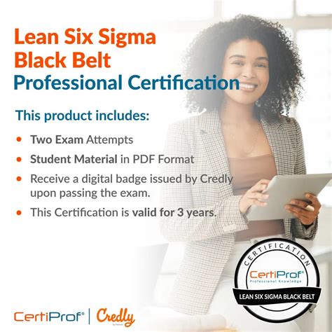 Lean Six Sigma Black Belt Professional Certification Lssbbpc Certiprof