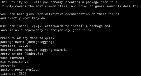 Node Js Logging Tutorial