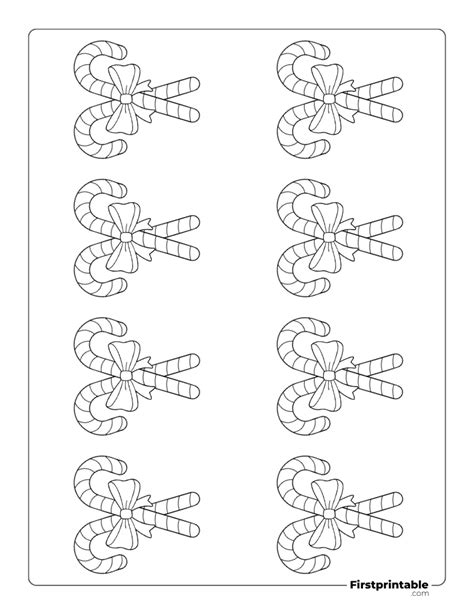 Candy Cane Templates Free Pdf Printables