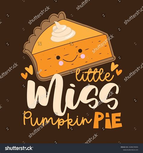 Cute Cartoon Pumpkin Pie