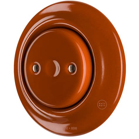 Porcelain Wall End Plug Socket Brick Red Dyke And Dean