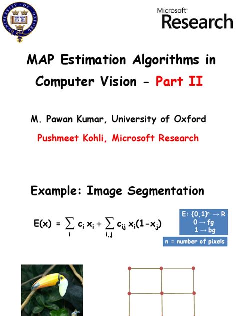Map Estimation Algorithms In Computer Vision Pdf Graph Theory