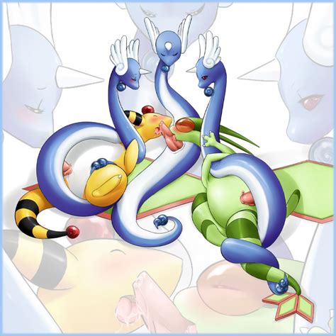 Rule 34 2009 Ampharos Closed Eyes Dragonair Flygon Horn Nintendo Oral