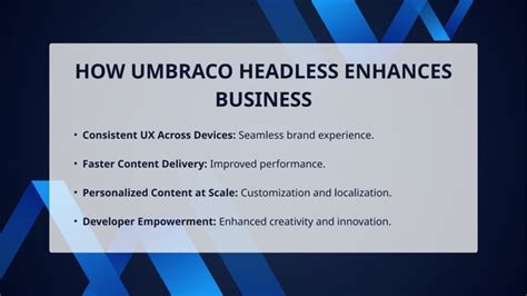 Exploring Umbracos Headless Cms Capabilitiespptx