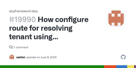 how configure route for resolving tenant using