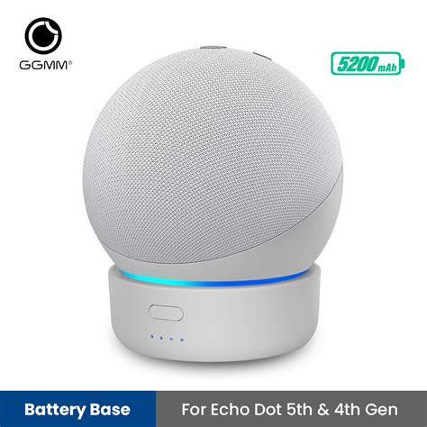 Ggmm D4 Portable Battery Base For Echo Dot