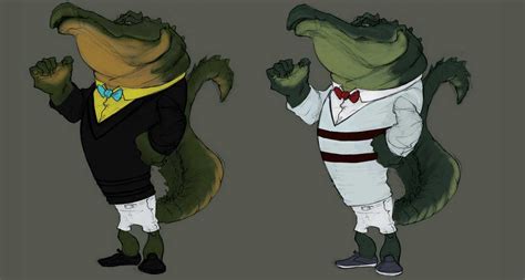 Gator Character Design Gustavo Corrales Storyboard Artist