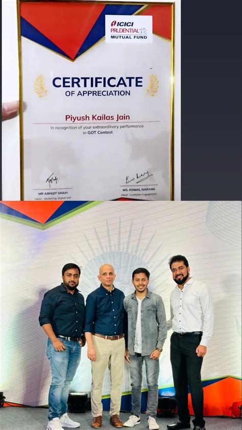 Piyush Jain On Linkedin Honored To Be Recognized By Our Md And Ceo For