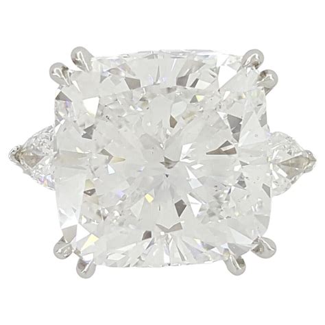 Gia Certified 5 Carat D Color Cushion Cut Diamond Engagement Platinum