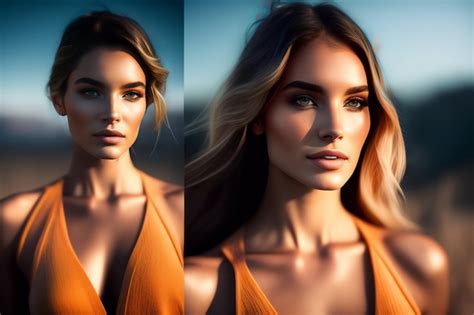 빨간 옷을 입은 여자 무료 사진