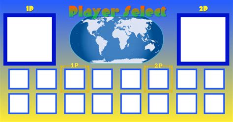 Sf Inspired Character Select Screen Template By Jyger85 On Deviantart