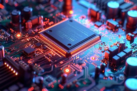 Premium Photo 3d Rendered Illustration Microchip Architecture Such As