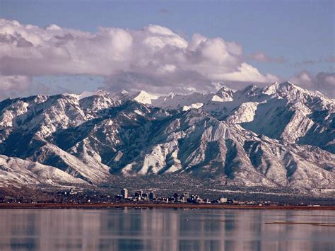 A Different View Salt Lake City Photo Taken From South East Shore Of