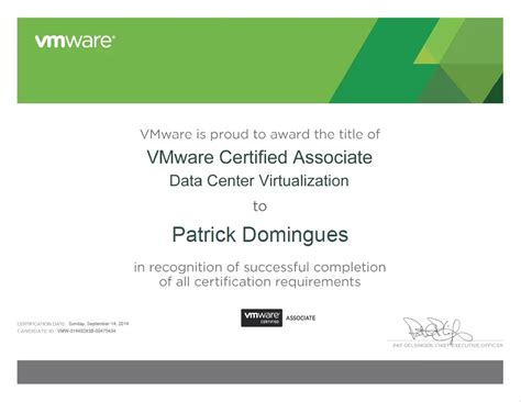 Vmware Certified Associate Data Center Virtualization