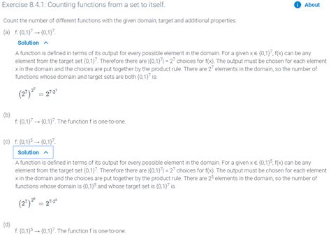 Solved Exercise 841 Counting Functions From A Set To