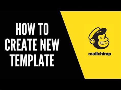 How To Create New Template On MailChimp MailChimp Tutorials YouTube