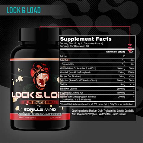 Lock & Load | Semen Volume Enhancer | Gorilla Mind
