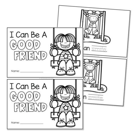 Monthly Themed Writing August Friendship Mini Reader Lucky Little