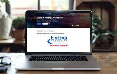 Extron Launches Online Network Av Specialist Certification